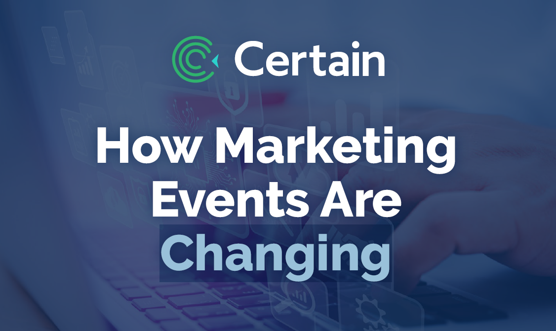 How Marketing Events are Changing - Certain, Inc